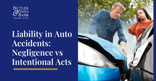 Liability in Auto Accidents: Negligence vs Intentional Acts
